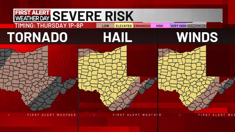First Alert Weather Day | Scattered severe storms possible Thursday ... First Alert Weather Day | Scattered severe storms possible Thursday ...